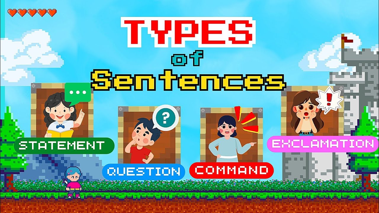 Four Types of Sentences - Easy & Fun Explanation! - YouTube