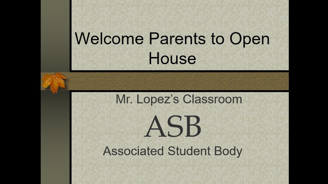 Open House ASB Associated Student Body 21-22 - YouTube