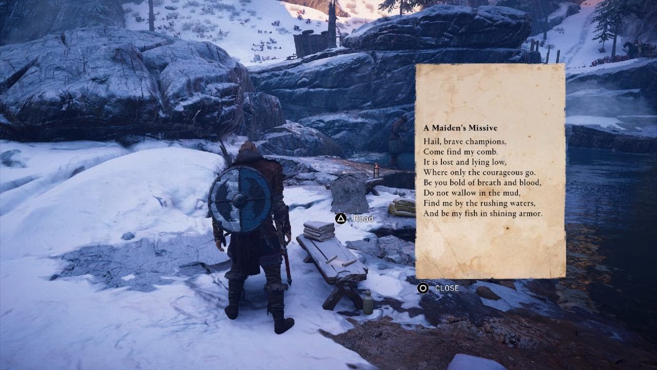 COMB LOCATION Valhalla - A Maiden's Missive [Assassin's Creed Valhalla ...