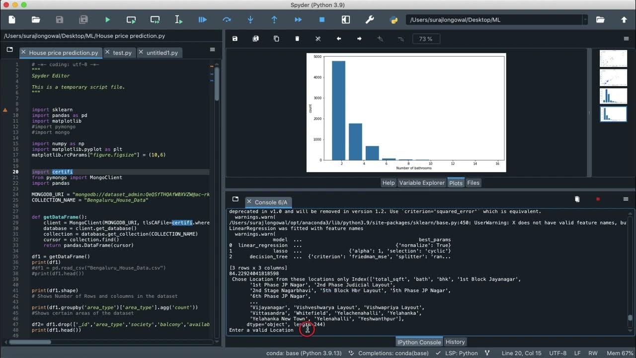 House price Prediction using linear regression - YouTube