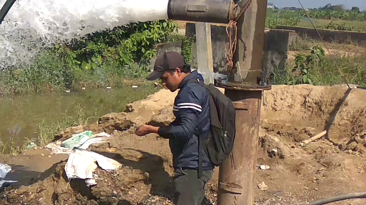 Construction of deep tube well - YouTube