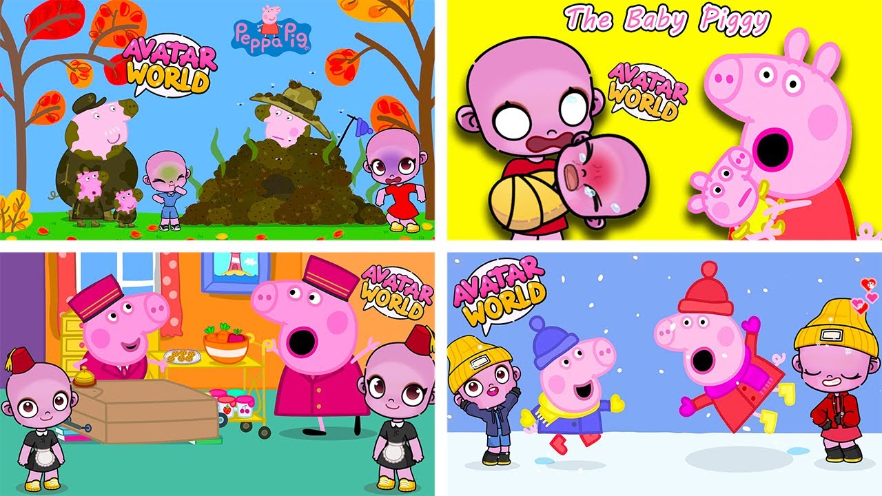 Peppa Pig in Avatar World | Best Moments with GEORGE PIG - YouTube