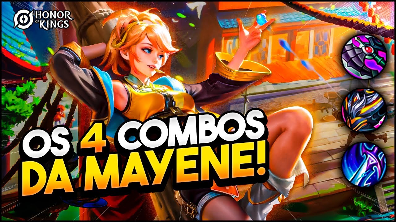 GAMEPLAY EXPLICATIVA de MAYENE │COMBOS│HONOR OF KINGS - YouTube