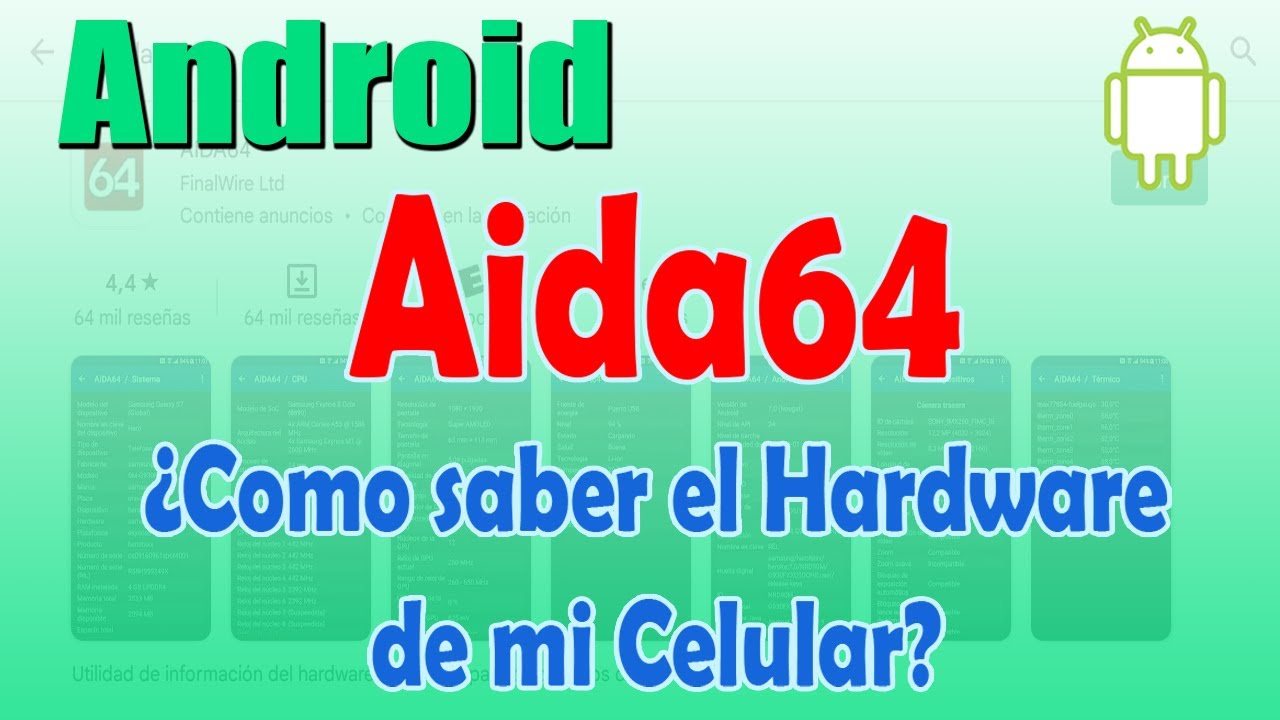 hardware android | como saber el hardware de mi celular, [aida64 ...