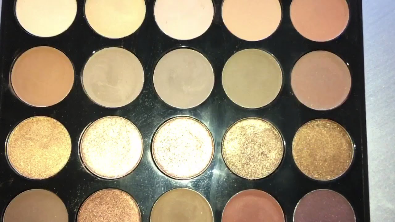 MORPHE 25B PALETTE SWATCHES - YouTube