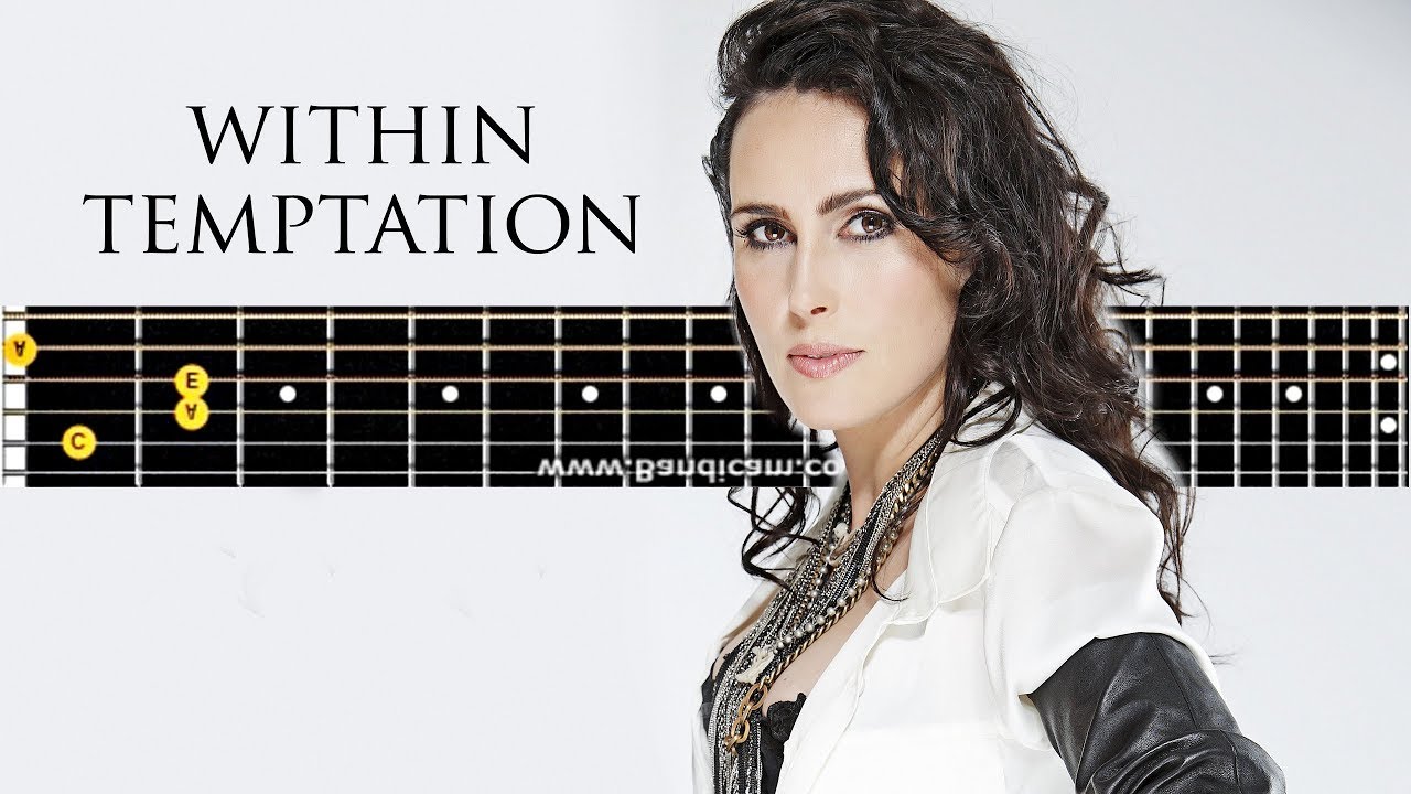 Within Temptation - Restless # Acoustic guitar lesson note tabs - YouTube