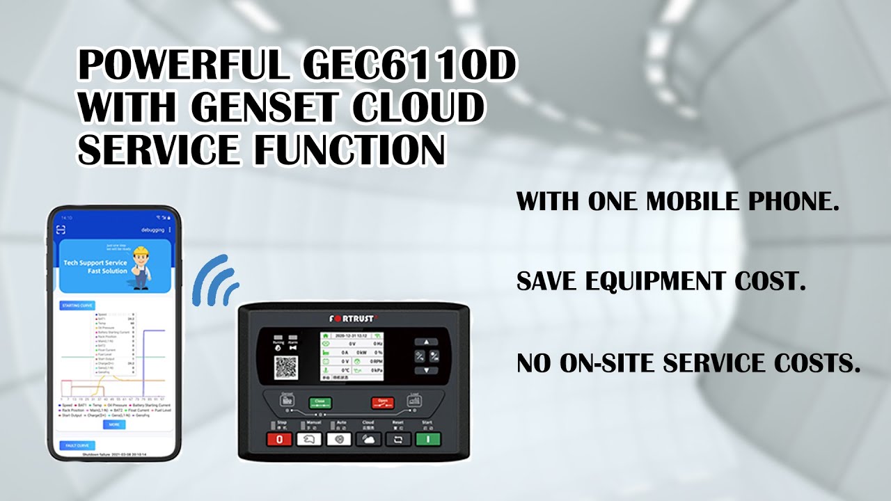 Fortrust GEC6110D genset controller help user quickly solve the problem ...