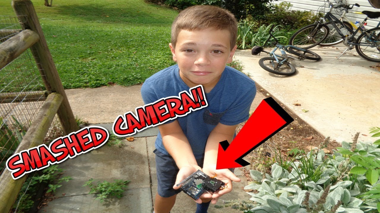 SMASHING MY CAMERA+BROKEN ANKLE!!! - YouTube