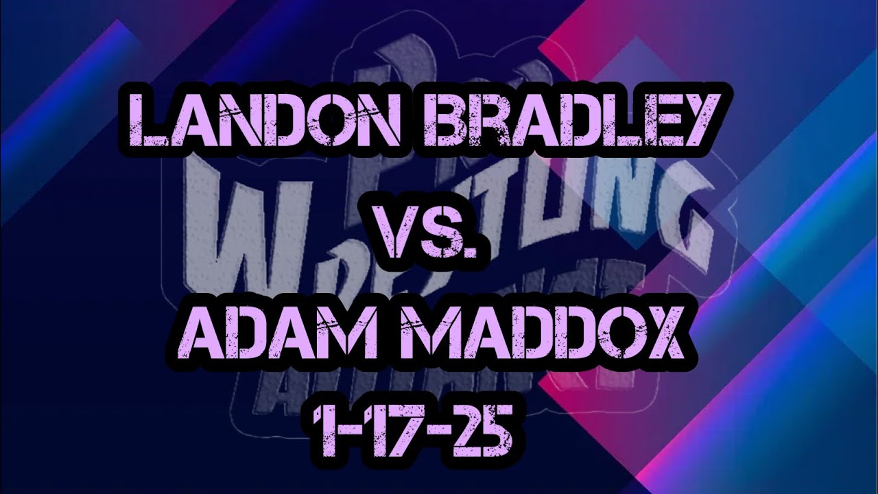 PWA Wrestling: Landon Bradley vs Adam Maddox 1-17-25 - YouTube