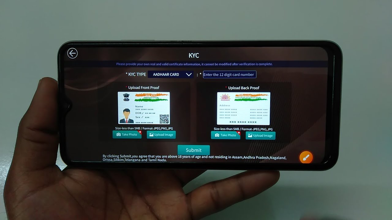 How to full KYC in Rummy King | Rummy King account KYC kaise kare ...