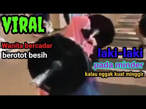 viral Wanita bercadar Narik perhatian Netizen