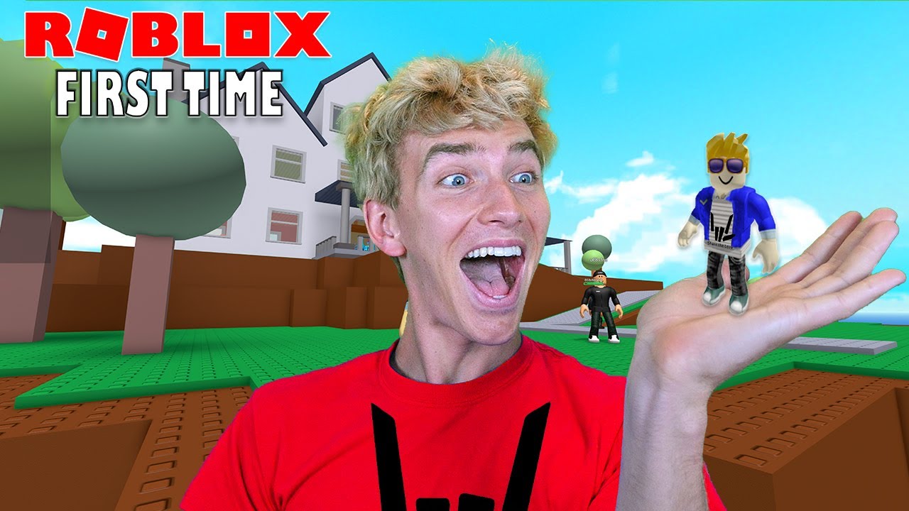 PLAYING ROBLOX for FIRST TIME! |Stephen Sharer Gaming - YouTube