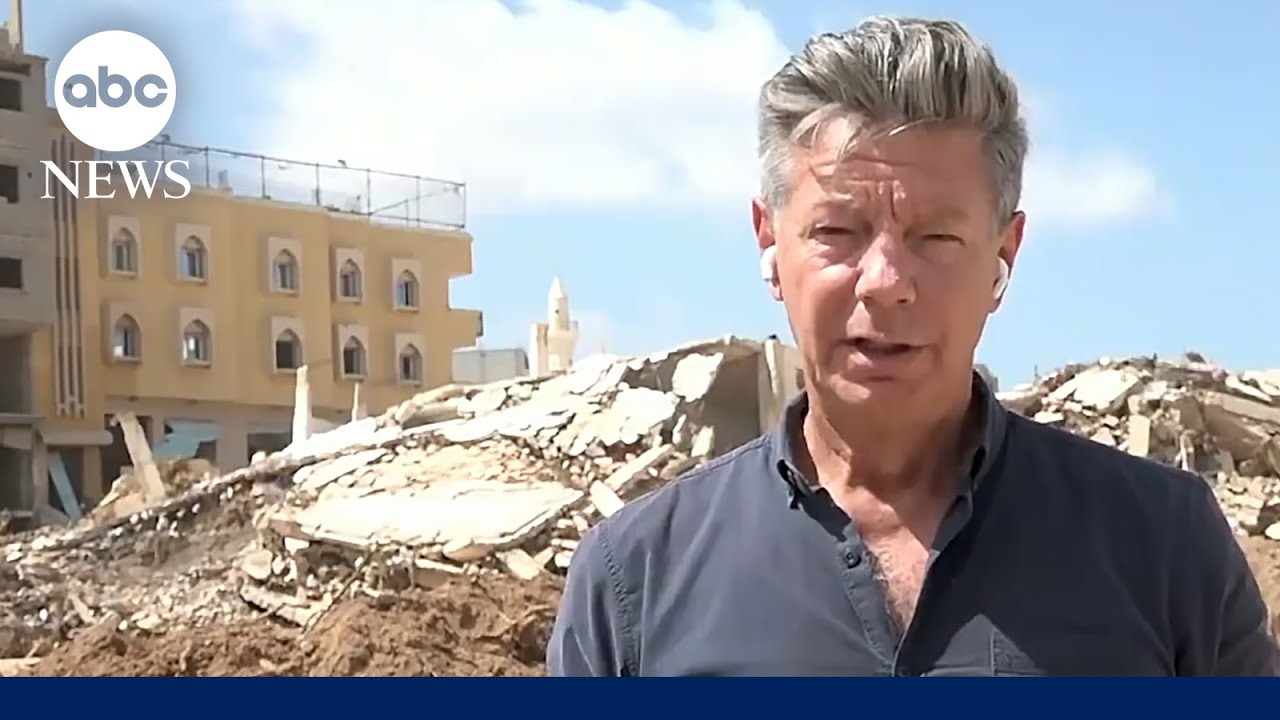 Inside flood zone in Libya as rescue teams search for missing l GMA - YouTube