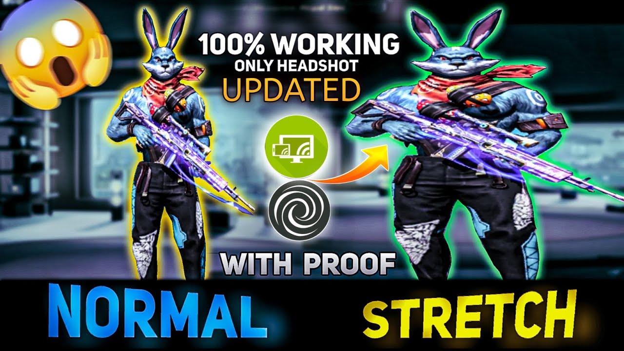 Trick to play in stretch resolution like PC in Mobile ( ONLY HEADSHOTS ...