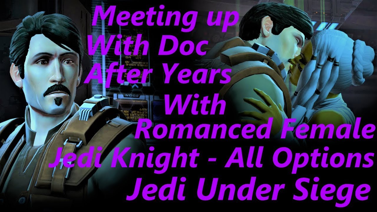 SWTOR Meeting up with DOC after years - All options - Romanced Female ...