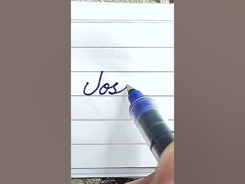 Joseph - Beautiful name in Cursive writing | Cursive writing for ...