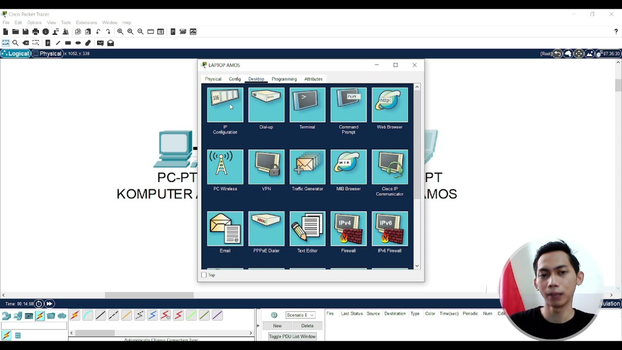 Membuat Simulasi Jaringan Komputer Topologi Peer To Peer P2P Dengan ...