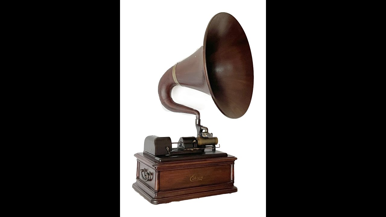 Edison Mahogany Opera Phonograph #6264 - YouTube