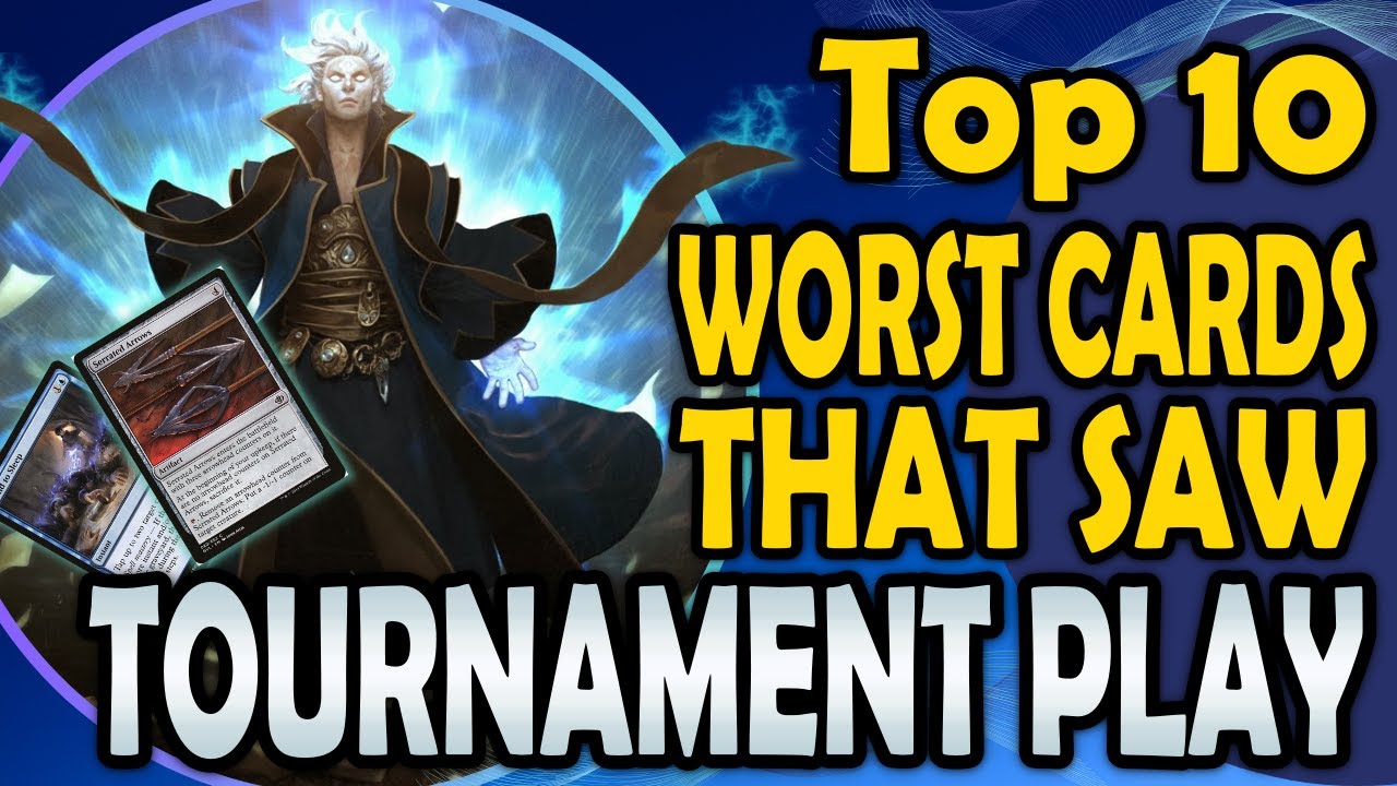 Top 10 Worst Cards That Saw Tournament Play - Youtube