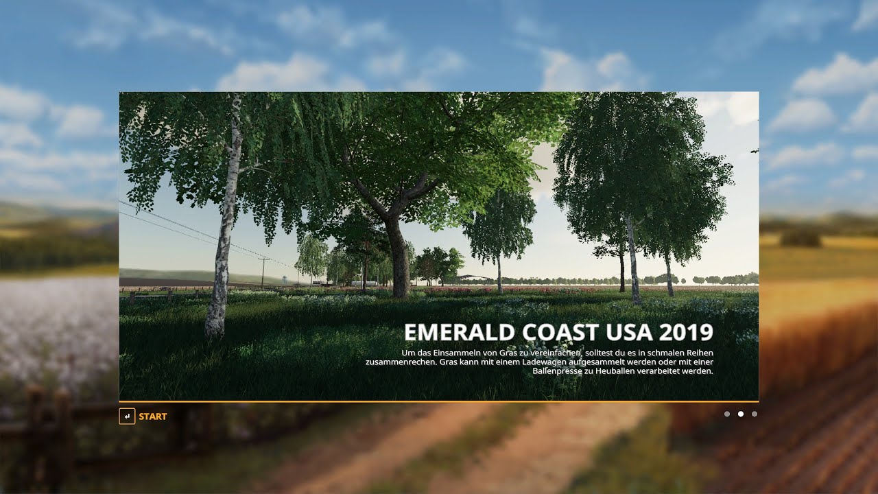 FS19 Emerald Coast USA 2019 Map Fly Thru - YouTube