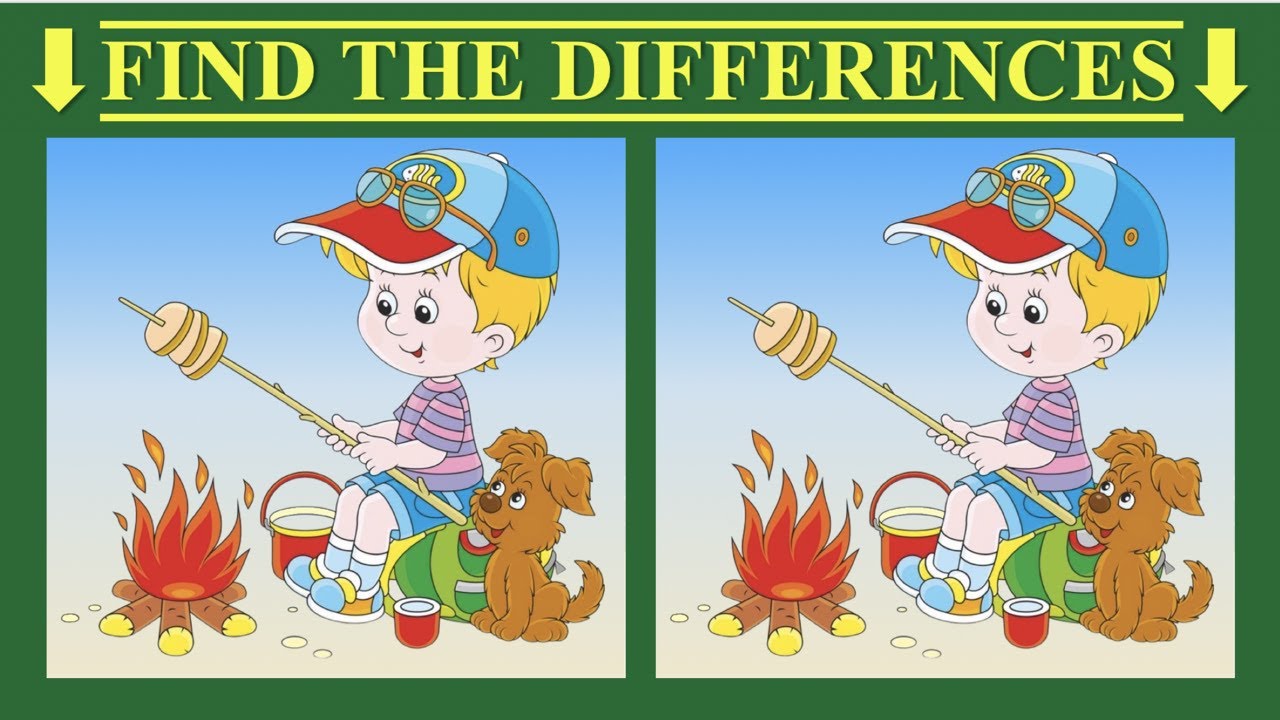 Find 3 Differences Picture Puzzle # 57 - YouTube