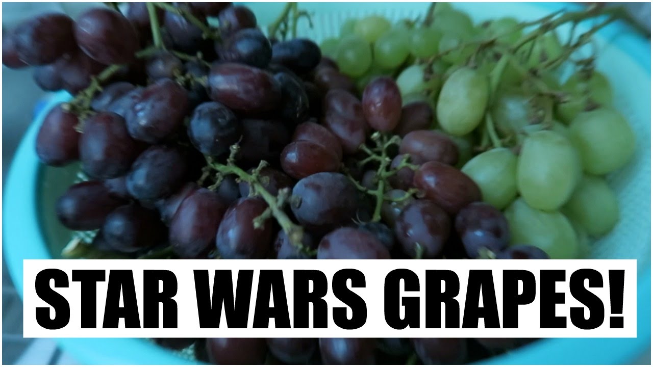 STAR WARS GRAPES! - December 30, 2015 - YouTube