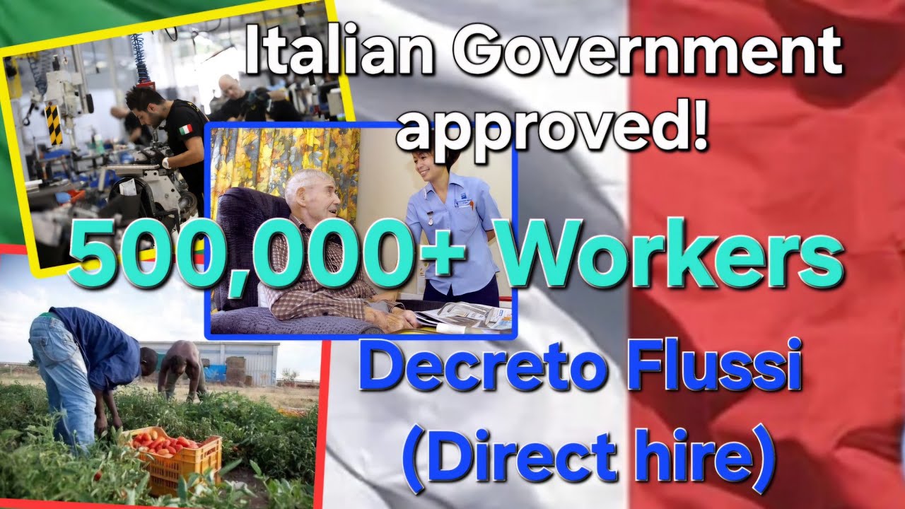 Direct Hire sa Italy APPROVED NA!!!500,000+ workers ang kailangan ...