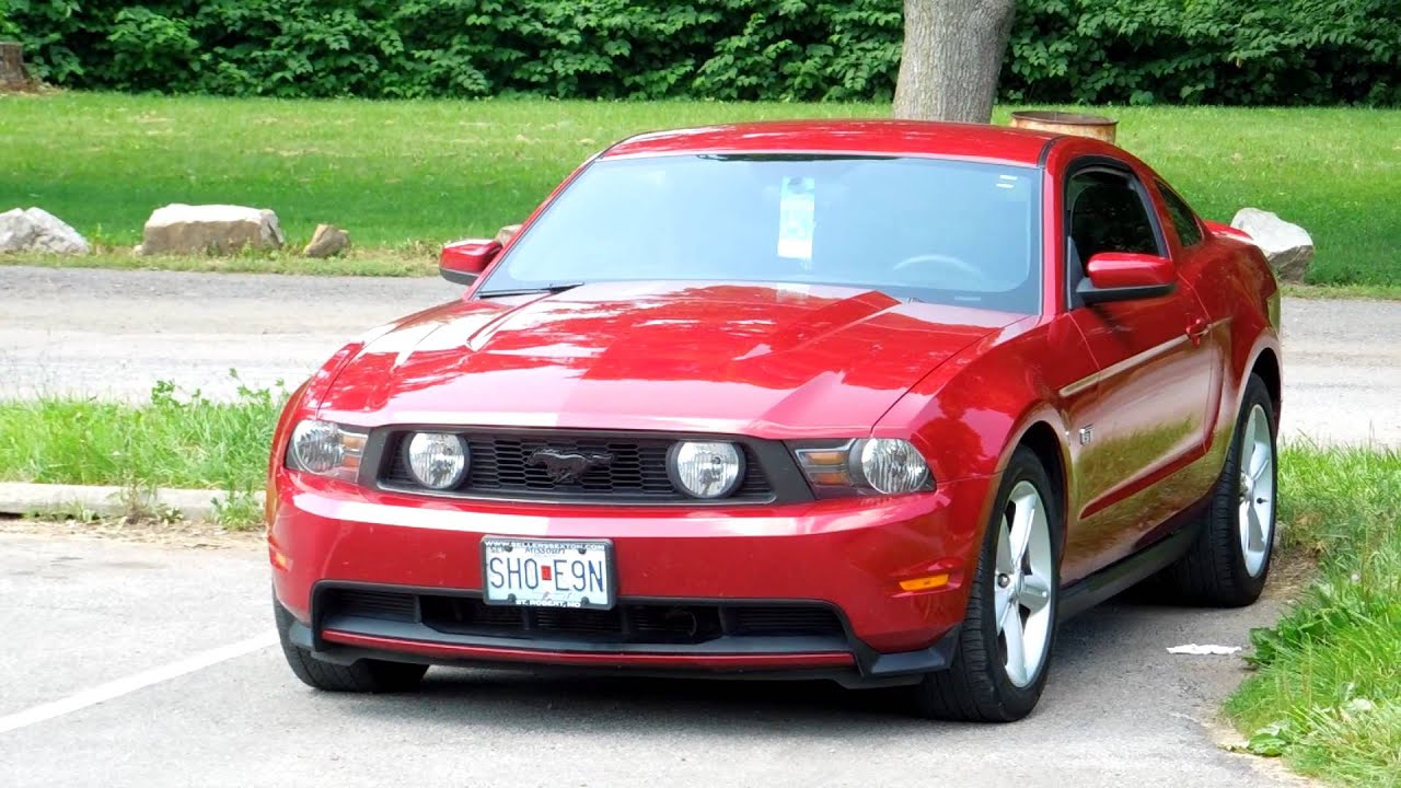 Red 2010 Mustang GT - YouTube