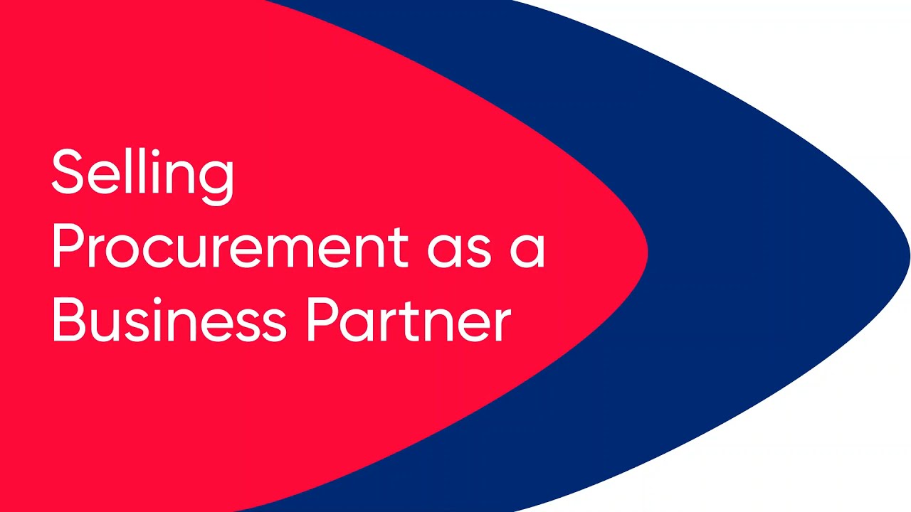 Selling Procurement as a Business Partner - YouTube