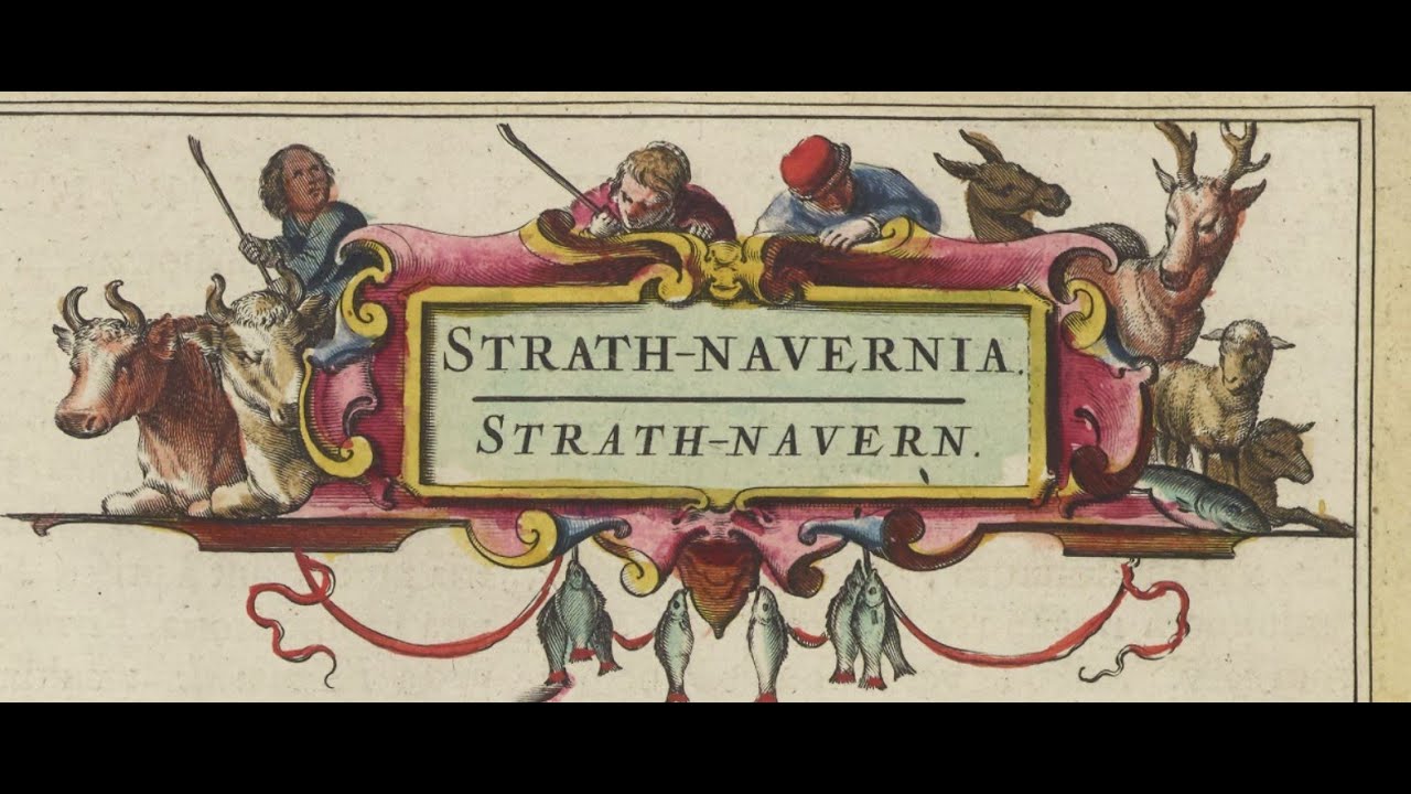 Map Tour of Strathnaver: 1580s Map by Timothy Pont - YouTube