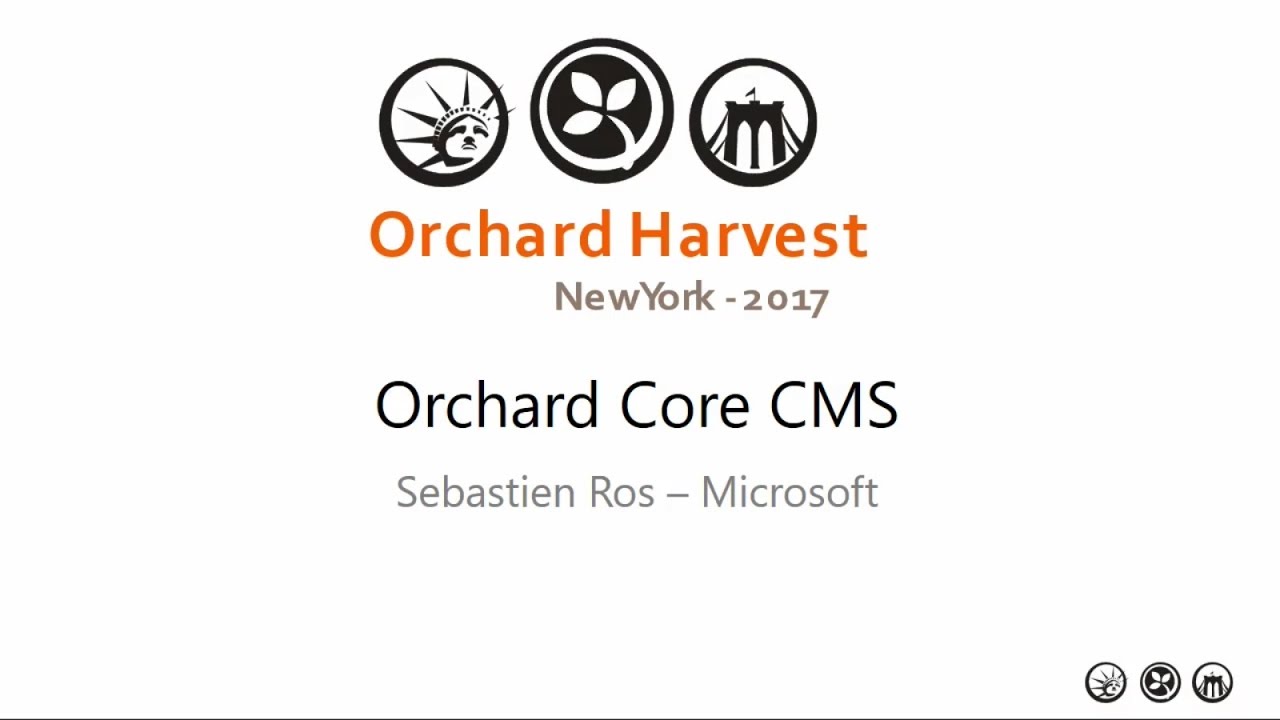 Orchard Harvest 2017 - Orchard Core CMS - YouTube