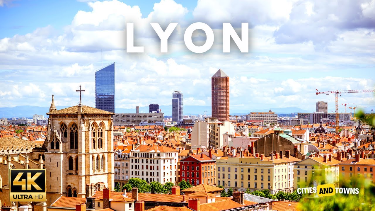 Lyon, France 🇫🇷 in 4K ULTRA HD | Top Places To Travel | Video by Drone ...