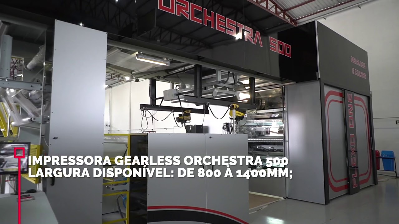 Impressora Gearless Flexo One - Orchestra 500 - (2020) - YouTube