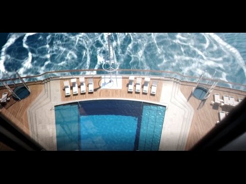 MSC Seaside | inside | South Beach Pool and Forest Aquaventure - YouTube