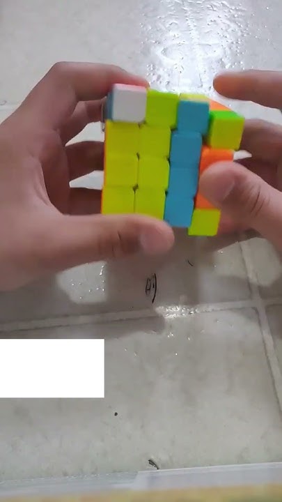 how to solve the 4x4 last two edges - YouTube