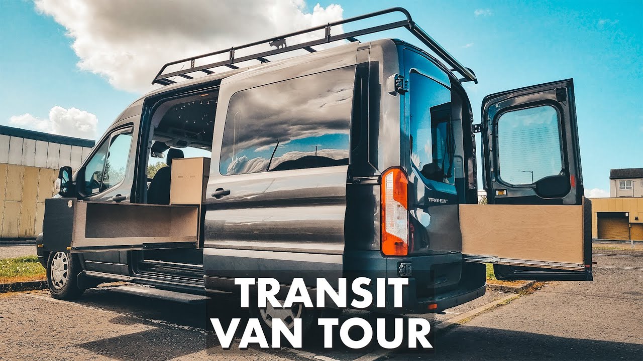 Epic Transit Mini Bus Conversion // Full Walkthrough Campervan Tour ...