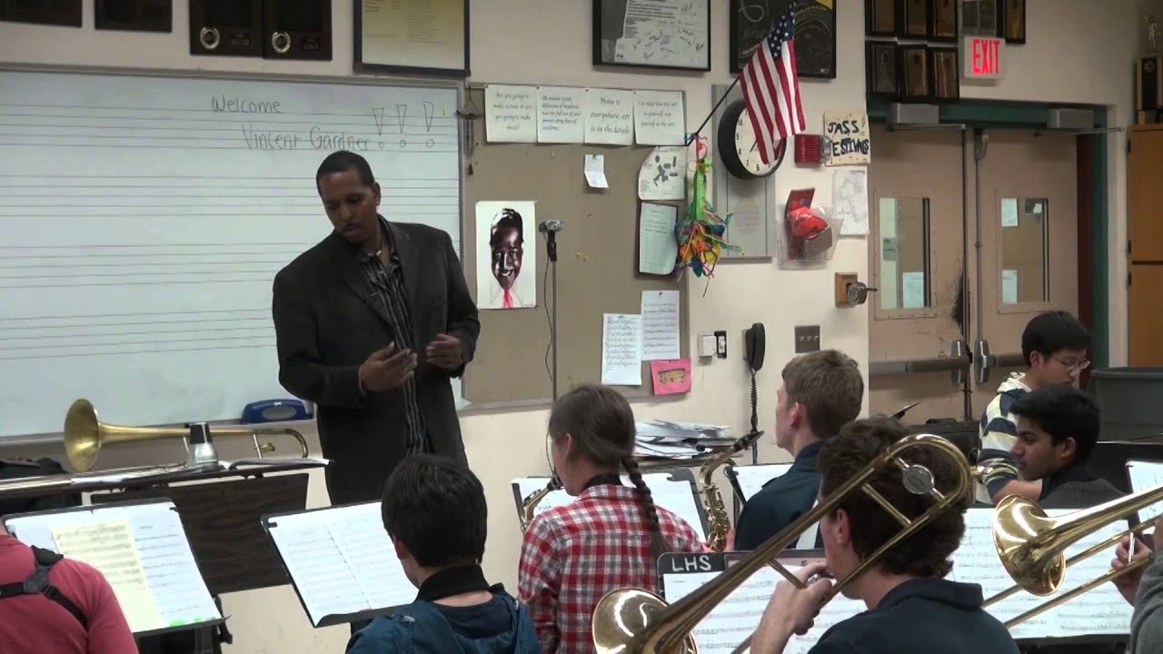 2014 0403 EE Jazz Clinic with Vincent Gardner Rocks in My Bed - YouTube