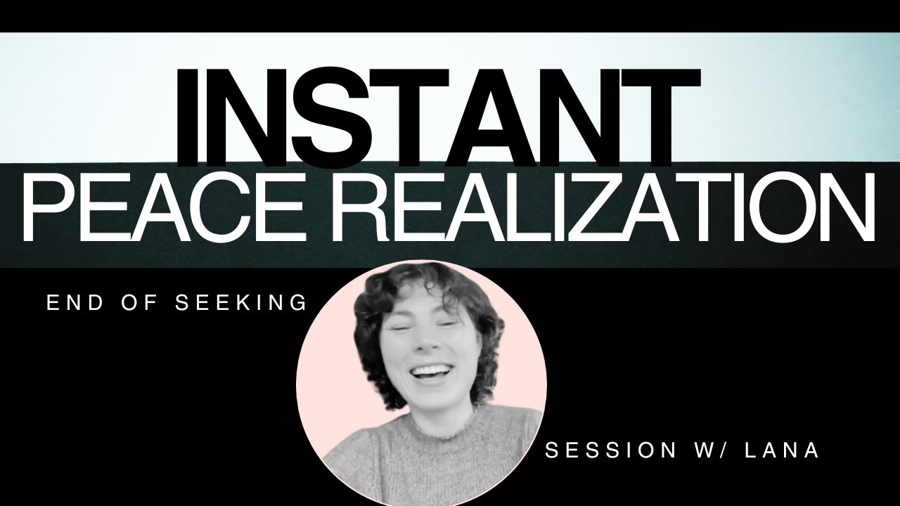 Instant Directness Realization head-popping session w/ Lana #nonduality ...