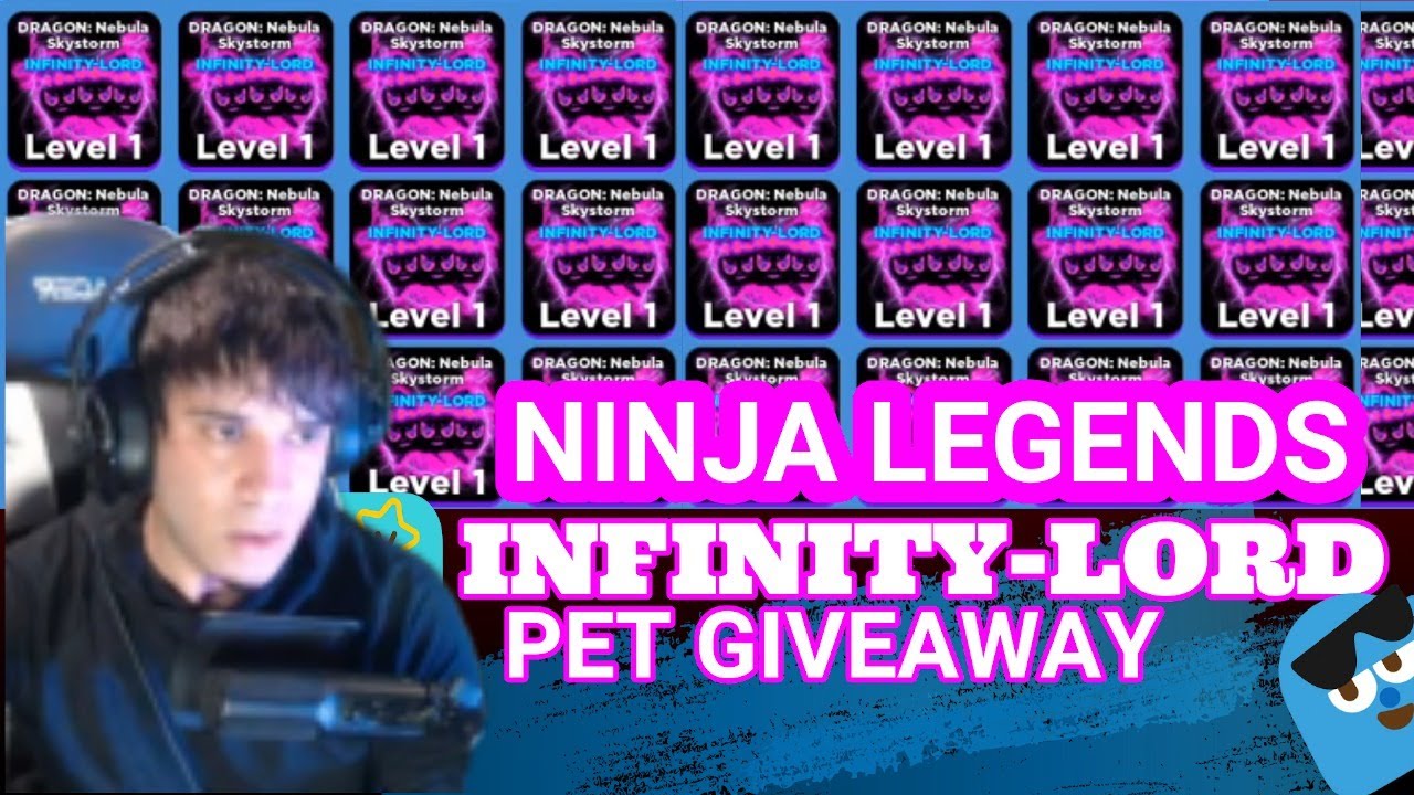 ROBLOX NINJA LEGENDS LIVE- INFINITY-LORD GIVEAWAY - (2/16) - YouTube