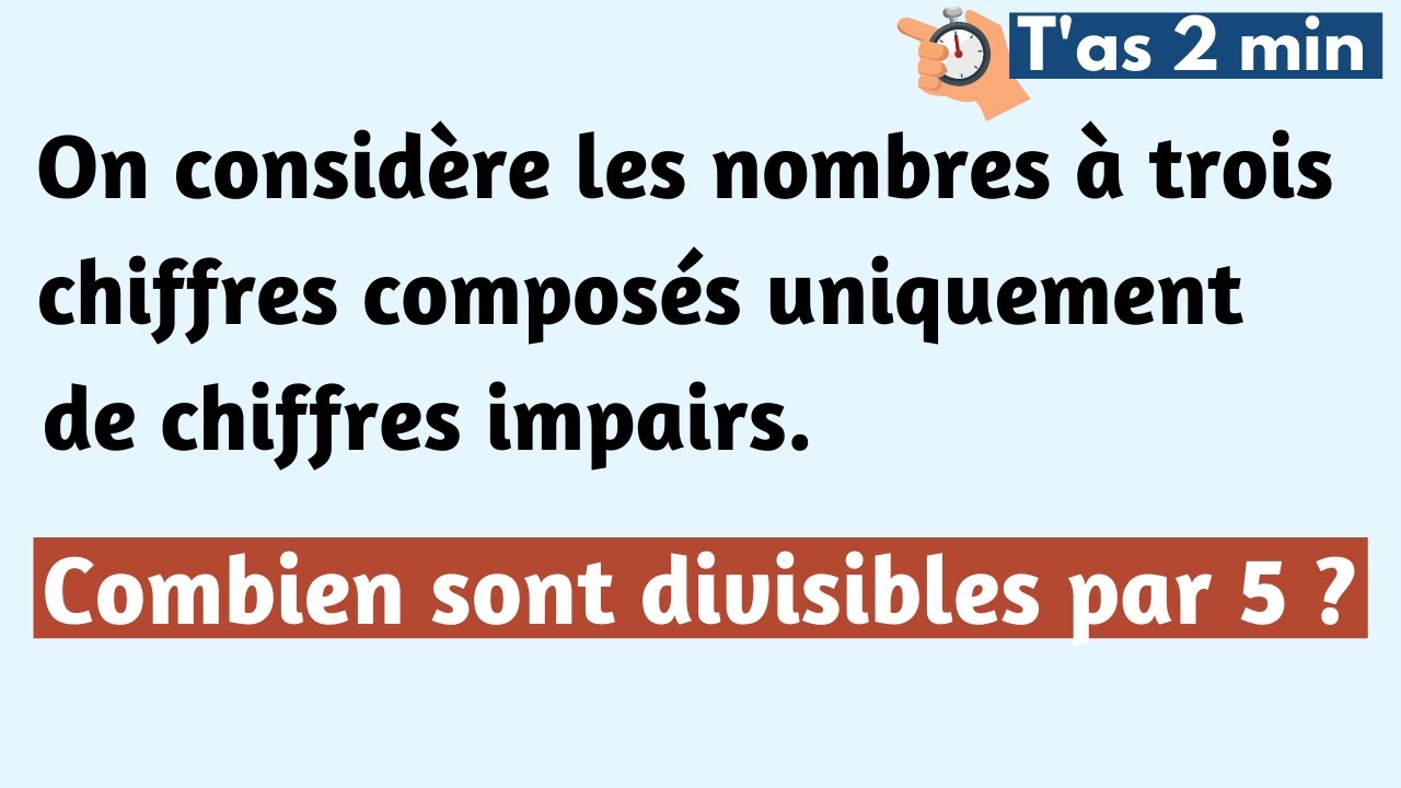 Combien y en a-t-il ? - YouTube