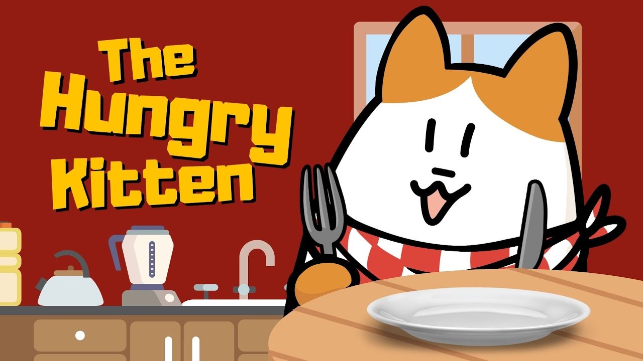 Subtraction by a Hungry Kitten | Fun Math for Toddler Learning - YouTube