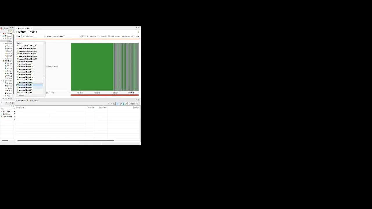 JMC. Legacy Threads hides stack traces - YouTube