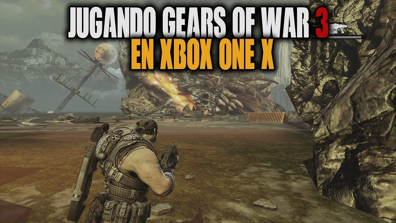 ASÍ SE VE GEARS OF WAR 3 PARA XBOX ONE X!! MEJORES GRÁFICOS?? - YouTube