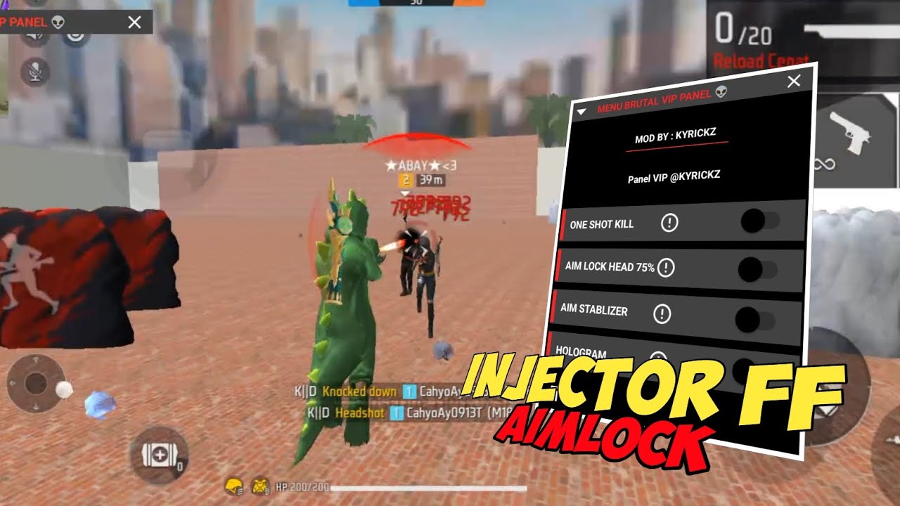 INJECTOR FF AIMLOCK SAMPE DIKIRA CHEAT👽 | FF BRAZILIAN STYLE | PANEL FF ...