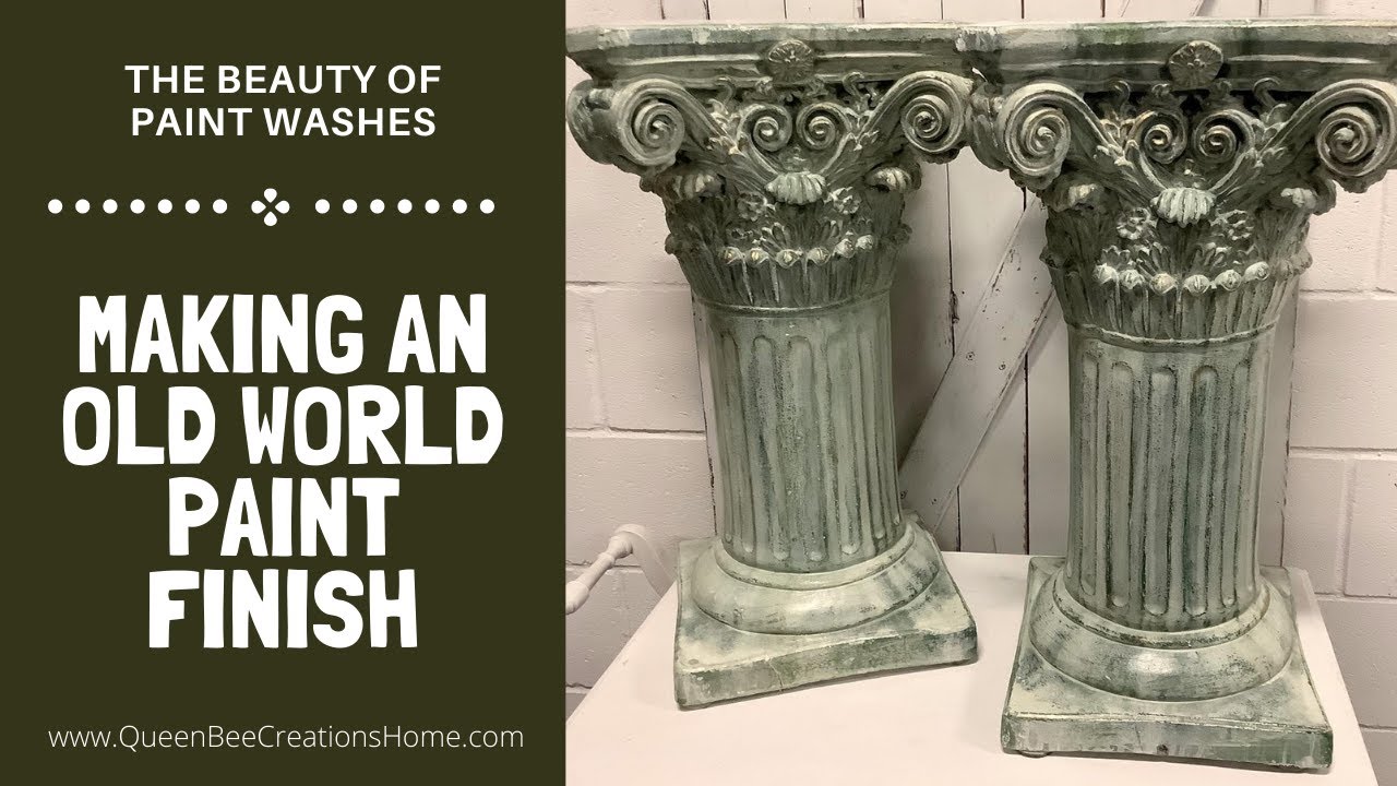 Making an Old World Paint Finish - YouTube