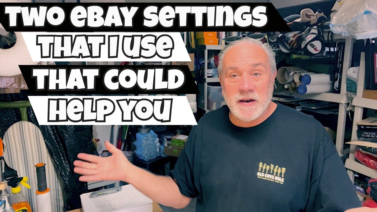 Getting Started On Ebay? Two Essential Settings That Can Help You - YouTube