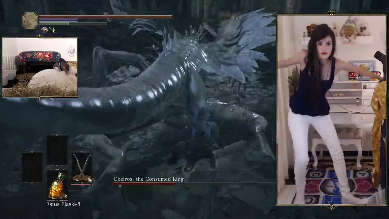 Oceiros, the Consumed King with dance pad by Luality - YouTube