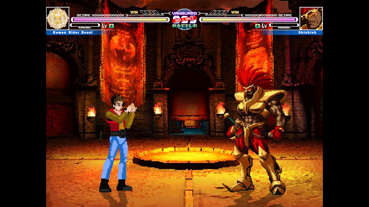 mugen - Kamen Rider Beast vs King Leo/Shin Shishioh - YouTube