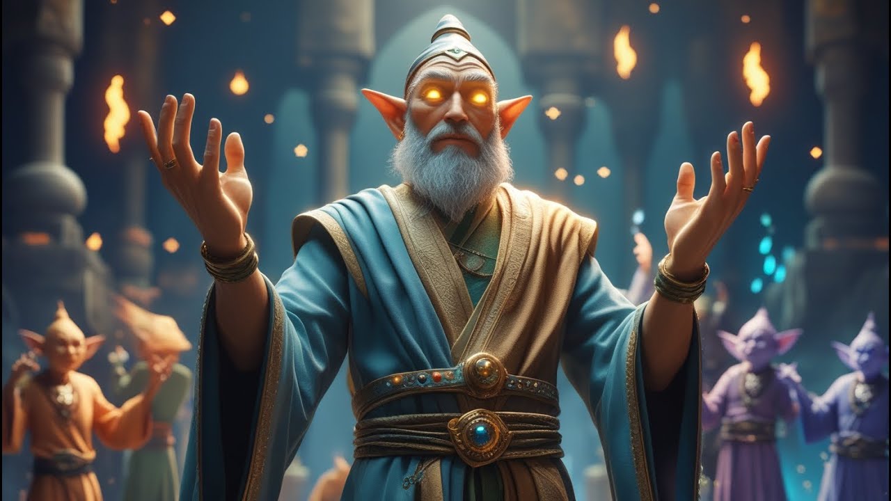 Humans' World vs. The City of Jinns/KIds Story /Kids/AI Story Time ...