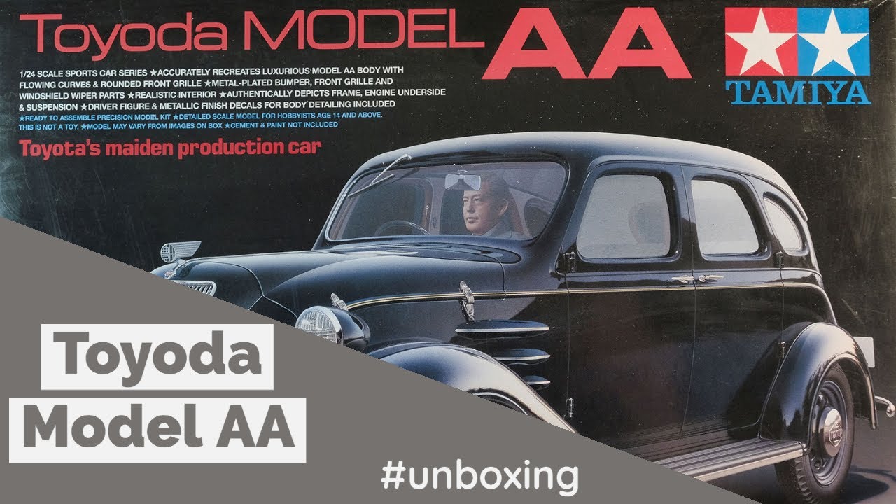 Tamiya Toyoda Model AA - unboxing - YouTube